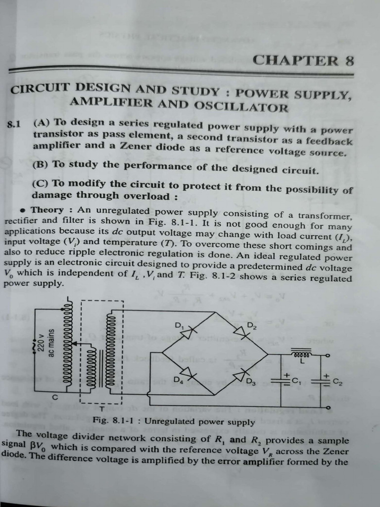 Regulated power supply | PDF