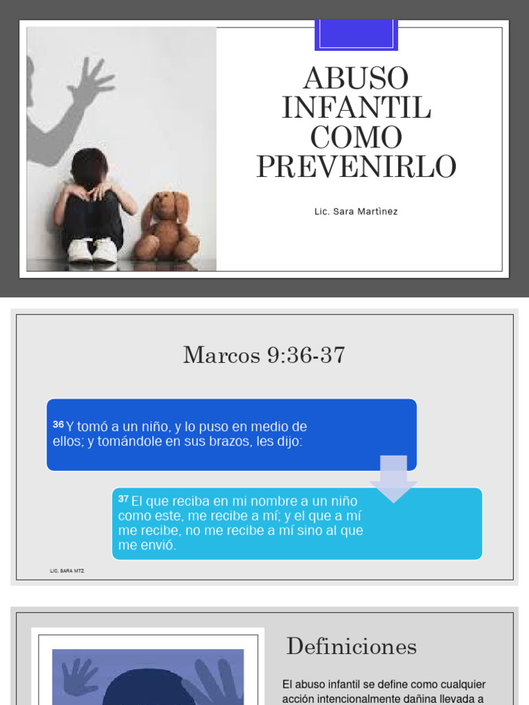 Prevencion de Abuso Infantil | PDF | Abuso infantil | Abuso Sexual Infantil