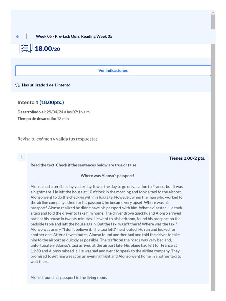 Week 05 - Pre-Task Quiz Reading Week 05 | PDF | Airport | Aviation