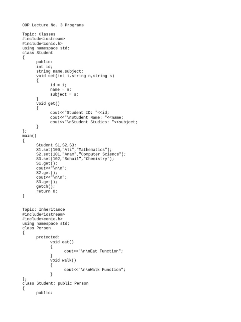 CS304 Lecture 3 Programs | PDF | Teaching Methods & Materials | Computers