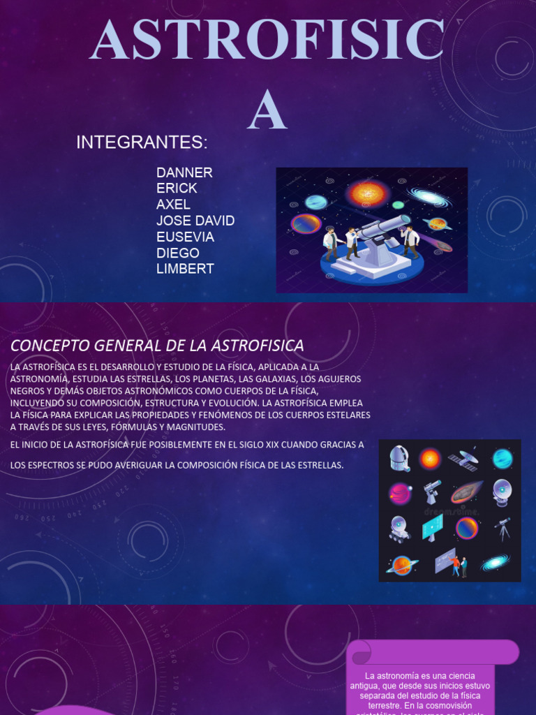 ASTROFISICA PRESENTACION | PDF | Astrofísica | Astronomía