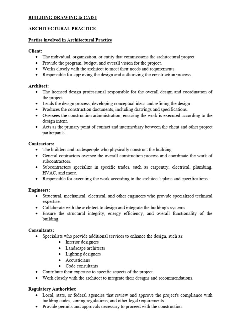 Building Drawing | PDF | Architect | General Contractor