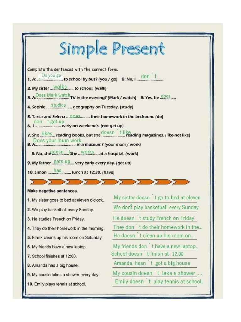 Correccion Del Trabajo de Ingles PDF | PDF