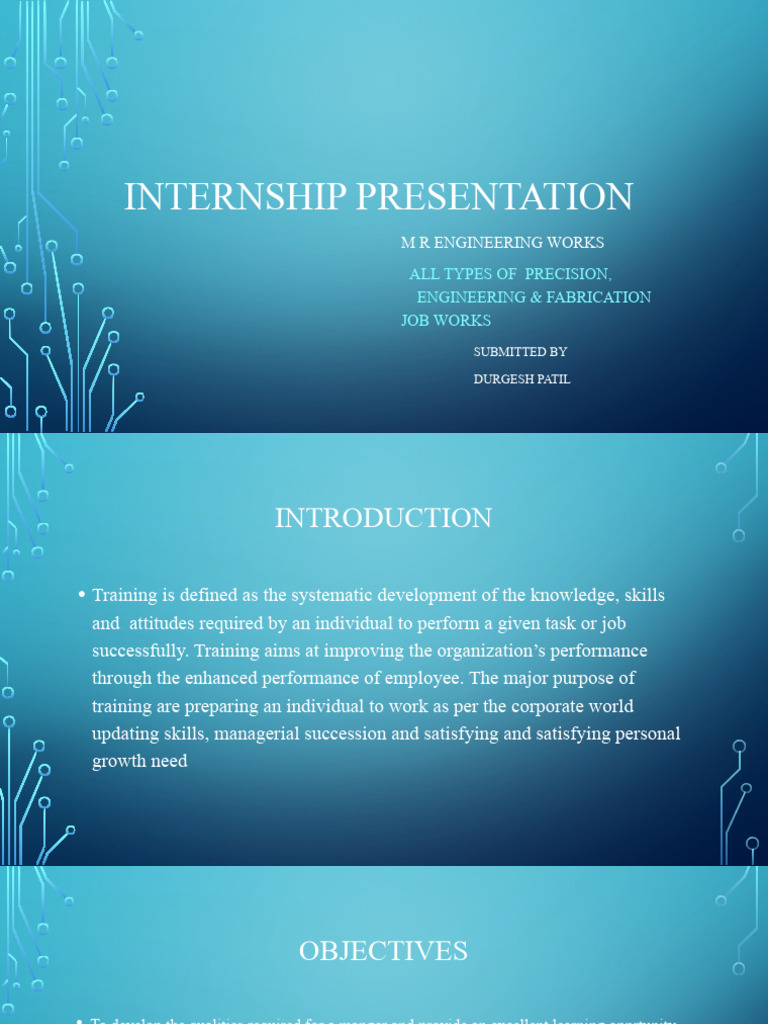 Internship Presentation (Durgesh Patil) | Download Free PDF | Machining ... Internship Presentation (Durgesh Patil) | Download Free PDF | Machining ...
