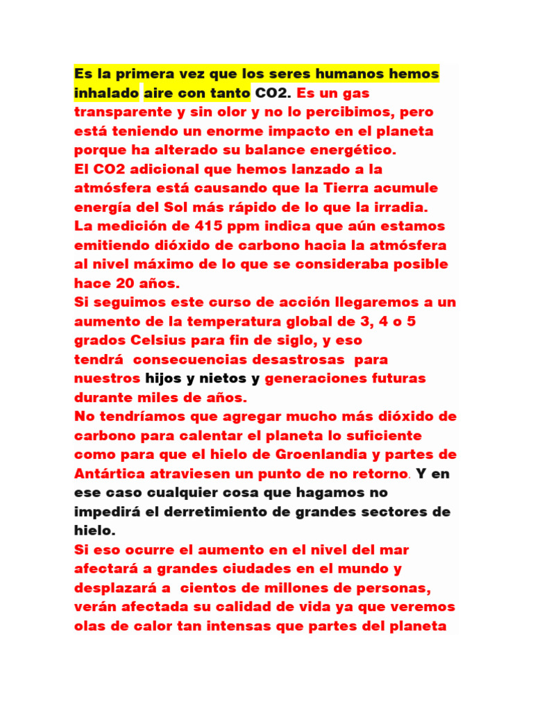 Es La Primera Vez Que Los Seres Humanos Hemos Inhalado Aire Con Tanto ...
