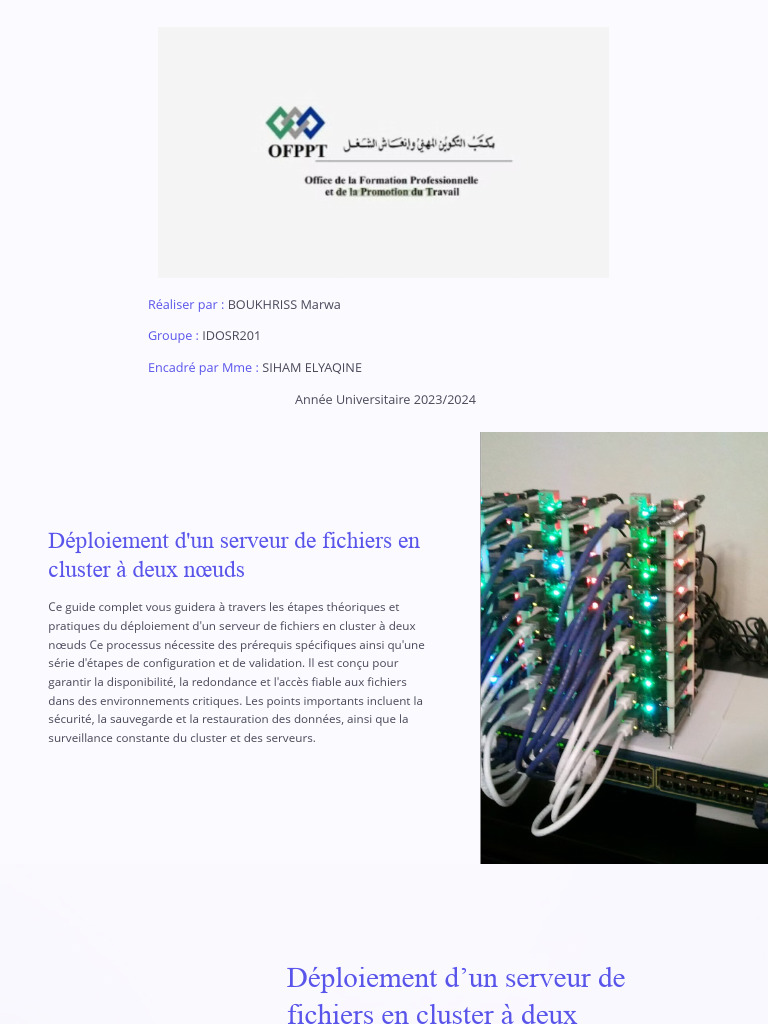 ORIGINALE Realiser-par-BOUKHRISS-Marwa | PDF | Serveur (Informatique ...