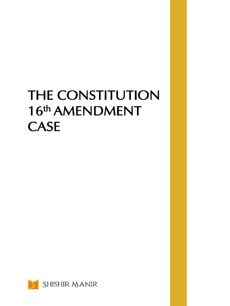 16th Amendment Case | Download Free PDF | United States Courts Of ...