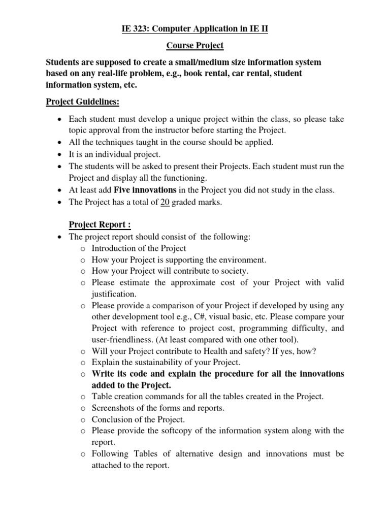 IE 323 Project SEMESTER - 3 - 2022-23 | PDF | Usability | Computing