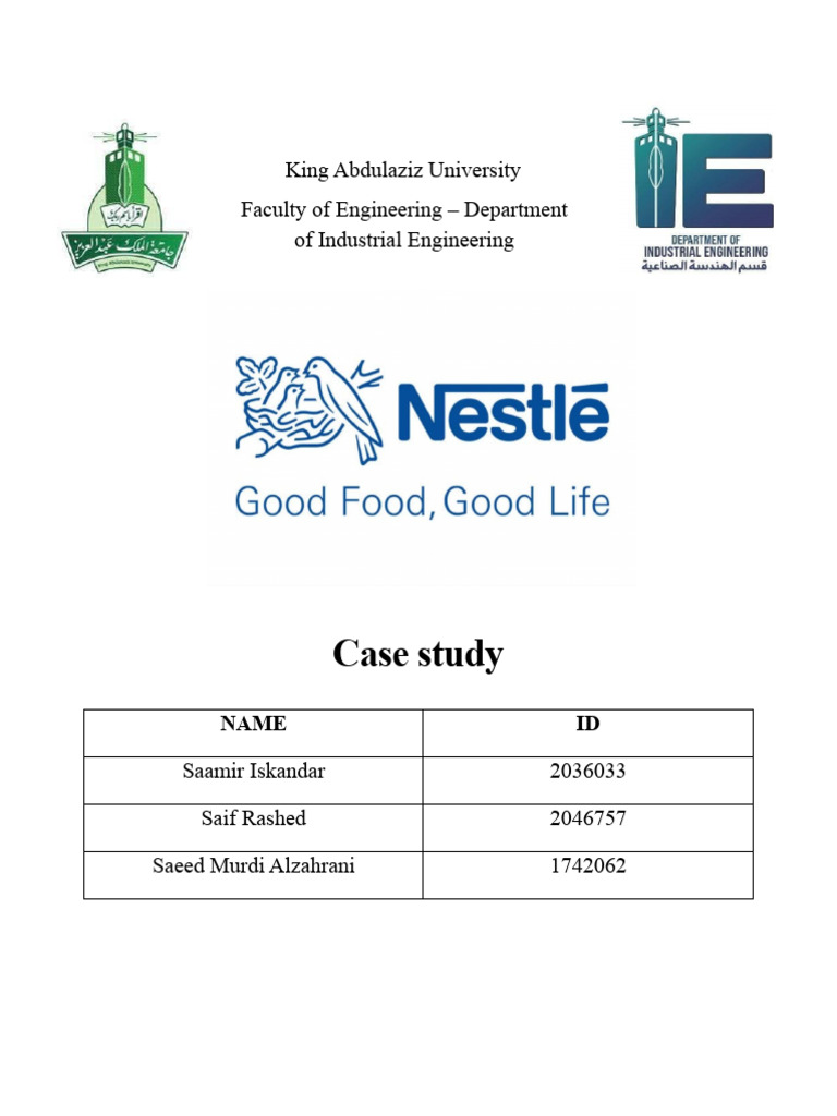 Nestle Case Study (3) | Download Free PDF | Logistics | Supply Chain