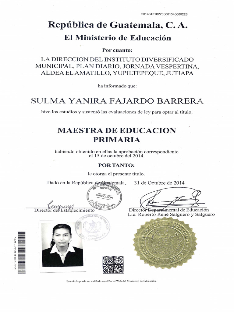 TITULO SULMA | PDF