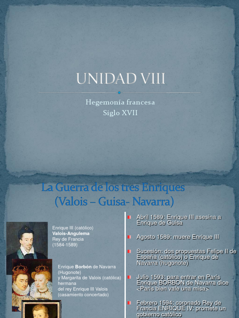 Hegemonía Francesa en el Siglo XVII | PDF | Reino de francia | Francia ...
