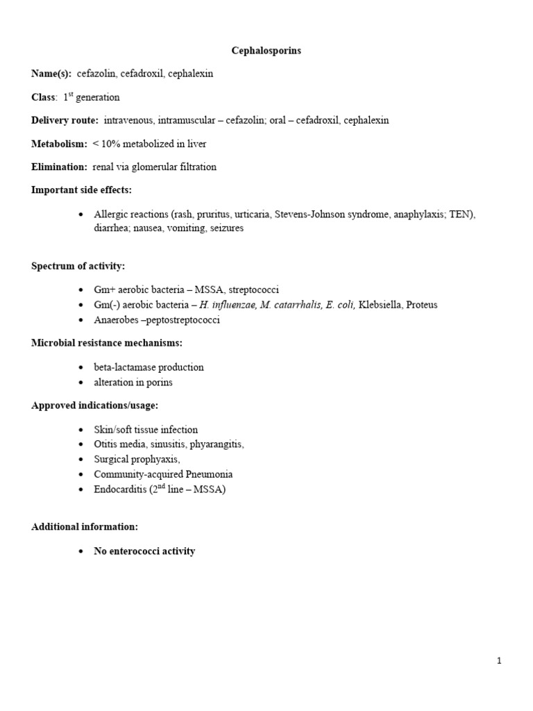 Antimicrobials Handout | Download Free PDF | Diseases And Disorders | Microbiology
