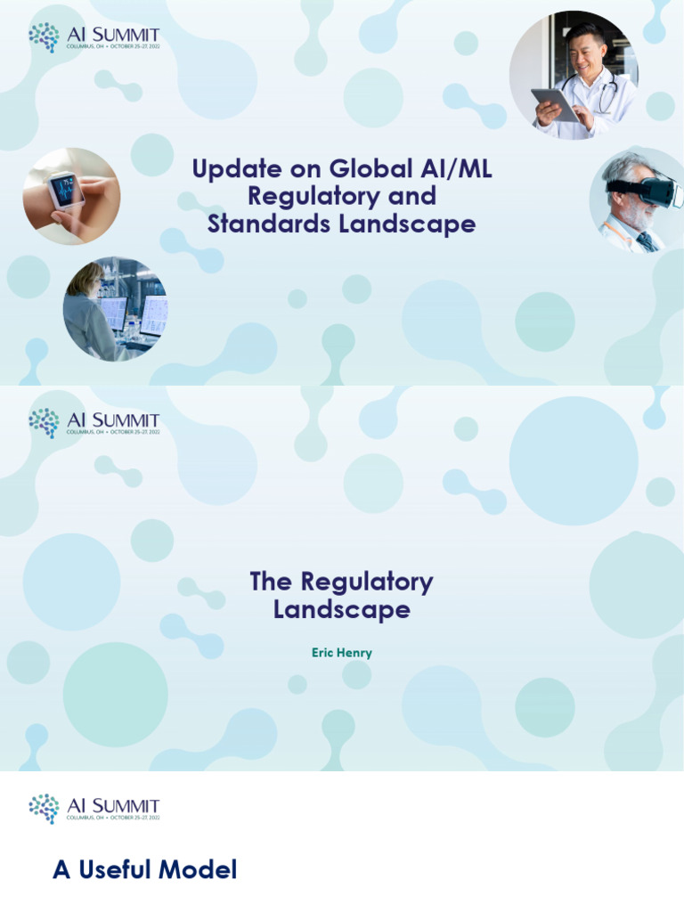 1120 Update On The Global Regulatory and Standards Landscape | PDF | Artificial Intelligence ...