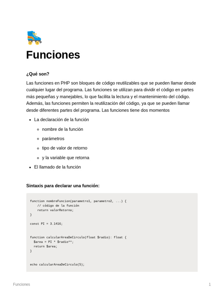7 Funciones | PDF | Variable (informática) | Desarrollo de software
