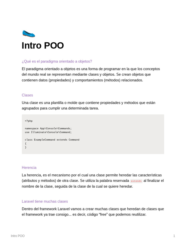 8 Intro POO | PDF | Programación orientada a objetos | Objeto (informática)