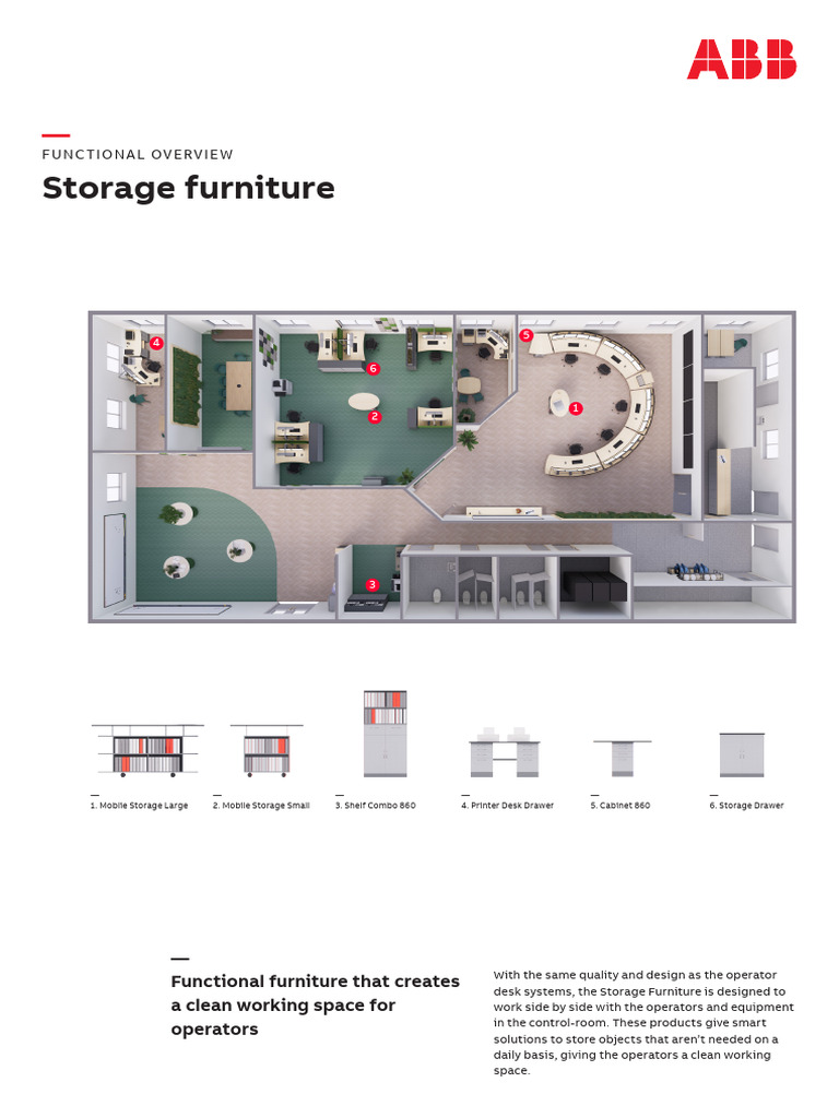 3BSE093843 en B Control Room Solutions - Storage Furniture | PDF ...