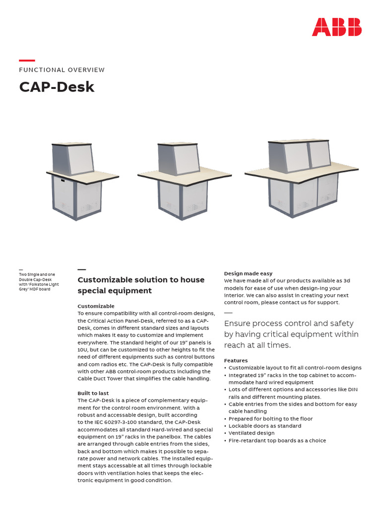 Customizable CAP-Desk Solutions | PDF