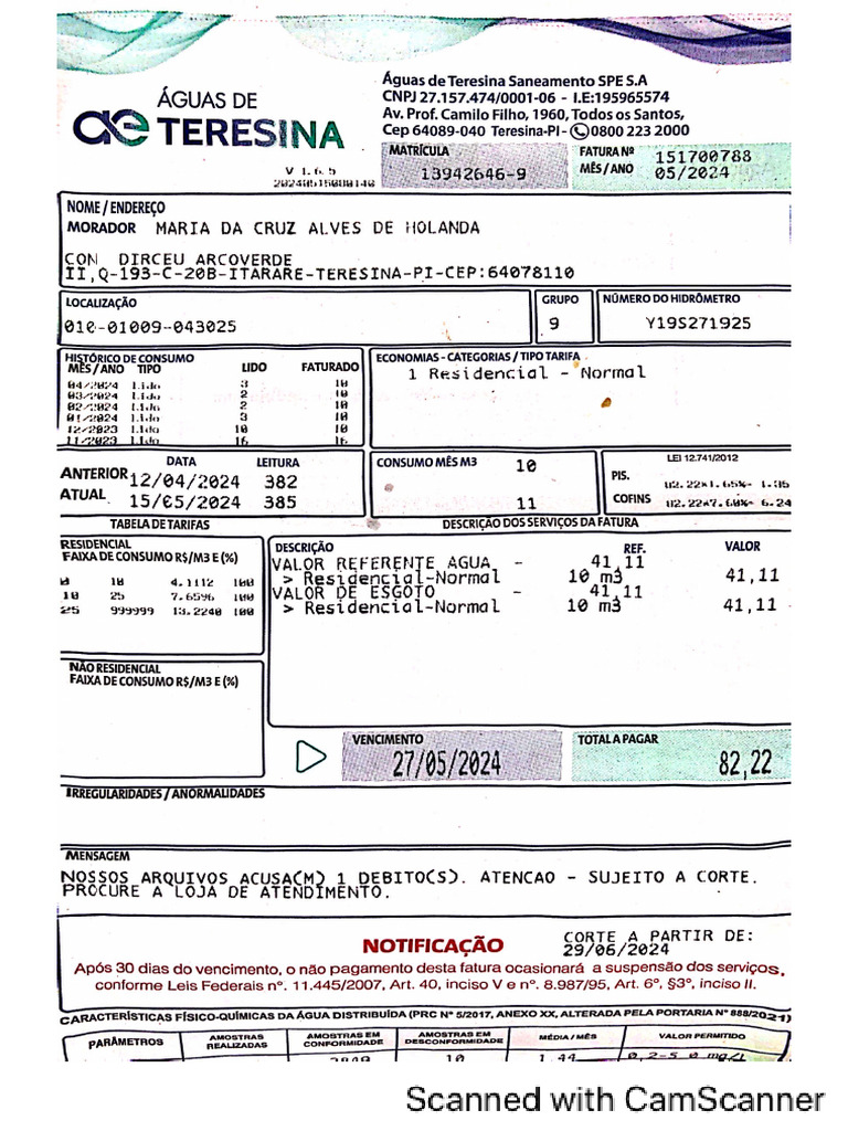 Comprovante de Residência | PDF