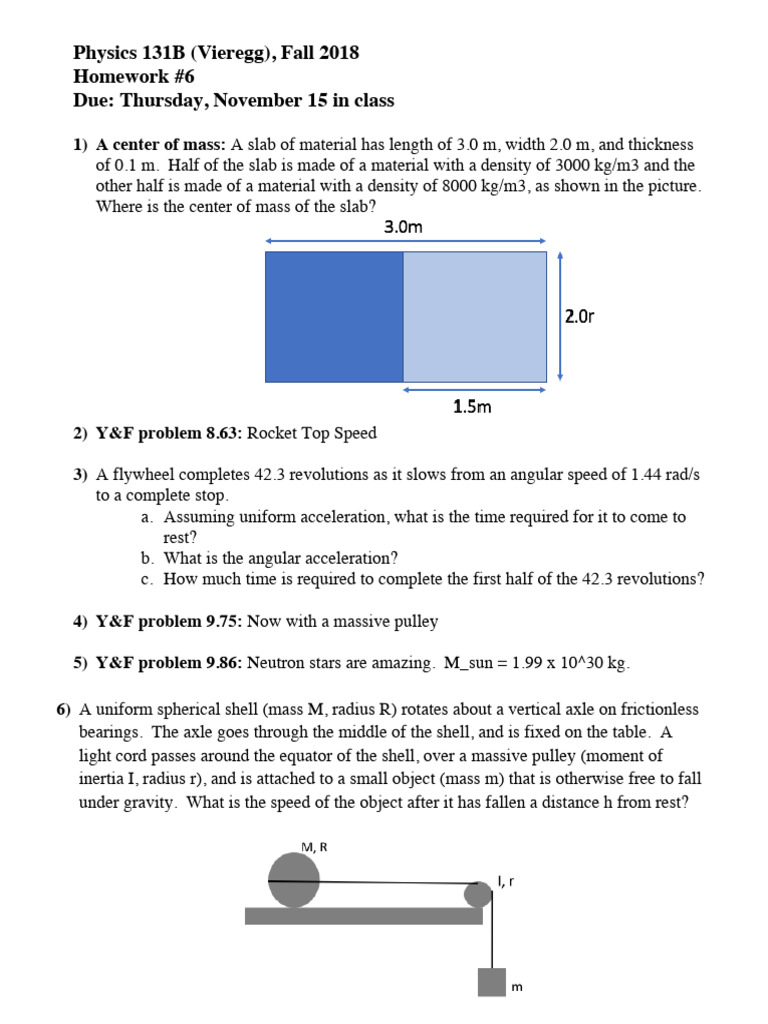 Physics 131b HW6 | PDF | Social Science | Teaching Methods & Materials