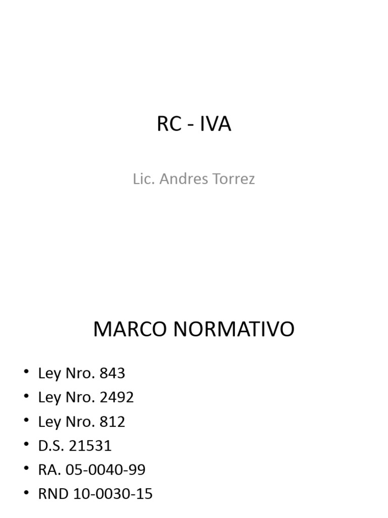 10 RC - Iva | Descargar gratis PDF | Salario | Impuesto al valor agregado