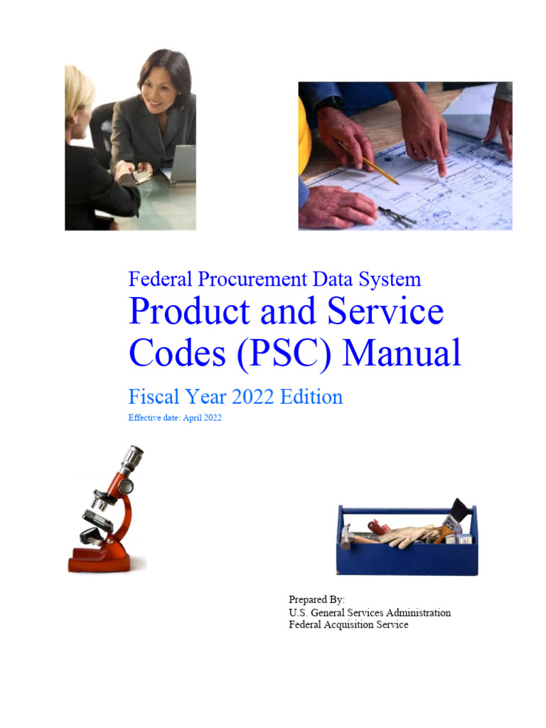 PSC Manual April 2022 | PDF | Office Of Management And Budget