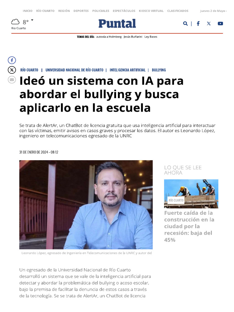 Entrevista A Leonardo Lopez 3 | PDF
