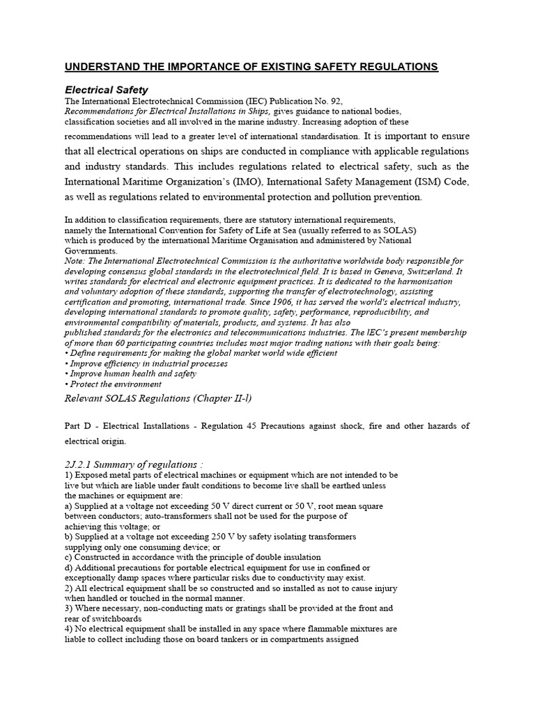 Electrical Safety Sec A1 & A2 | PDF | Fuse (Electrical) | Insulator ...