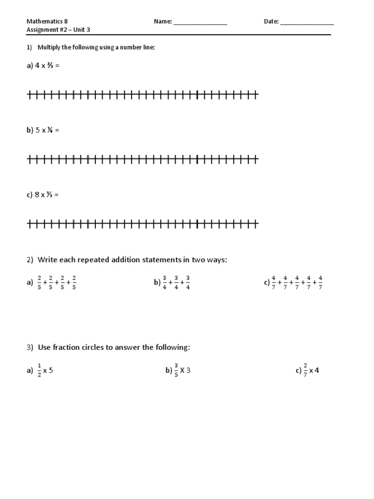 Math 8 Unit 3 Assignment 2 | PDF | Teaching Methods & Materials | Computers