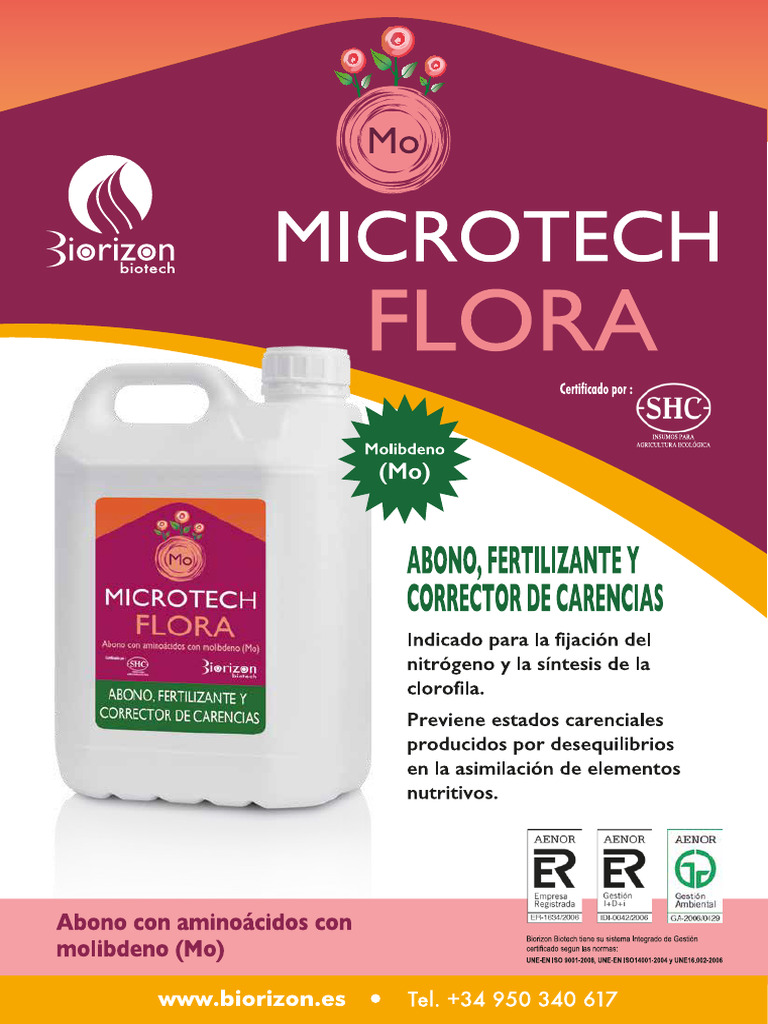 Microtech Flora Ficha Tecnica | PDF