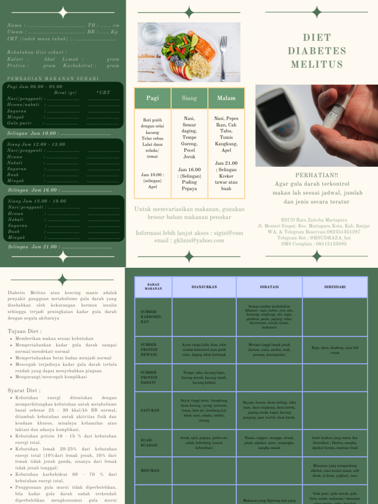 Leaflet DIET DM | PDF