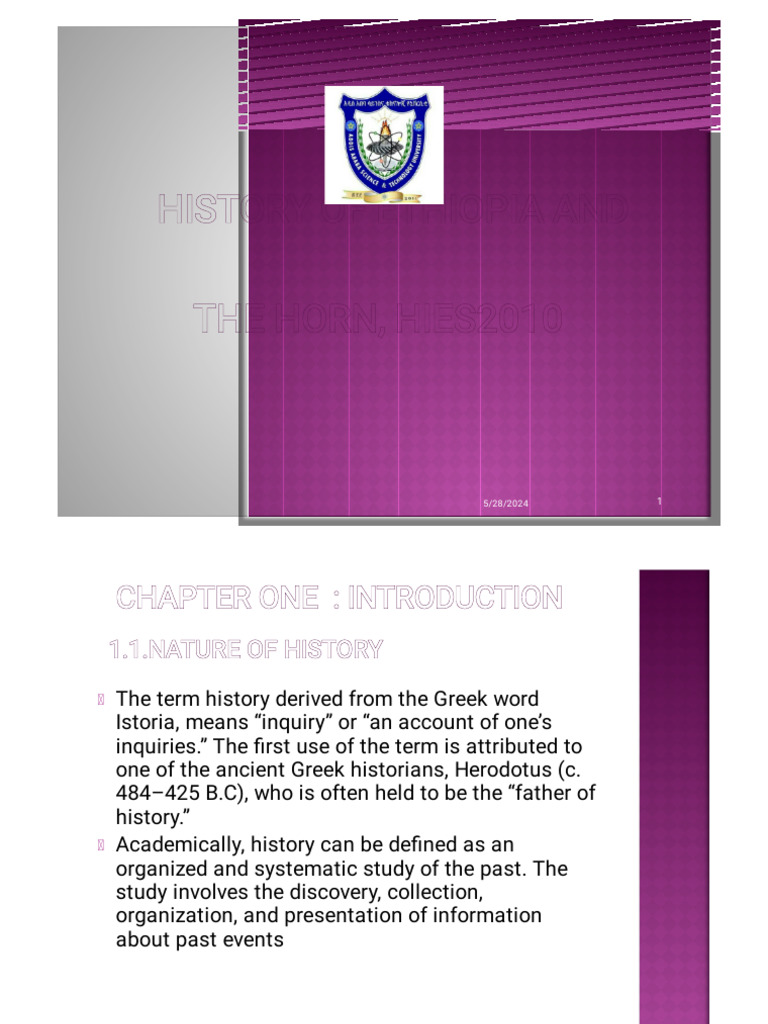 Presentationprint Temp | Download Free PDF | Primary Sources | Ethiopia