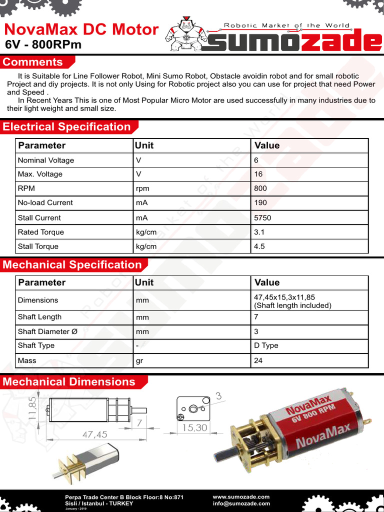 NovaMax 800 Datasheet Web | PDF