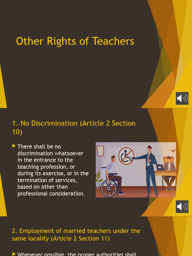 VL - Other Rights of Teachers | PDF | Cost Of Living | Teachers
