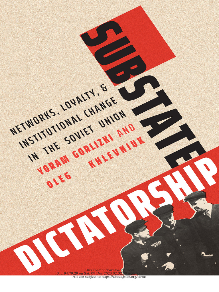 Gorlizki - Substate Dictatorship | PDF | Elections | Dictatorship