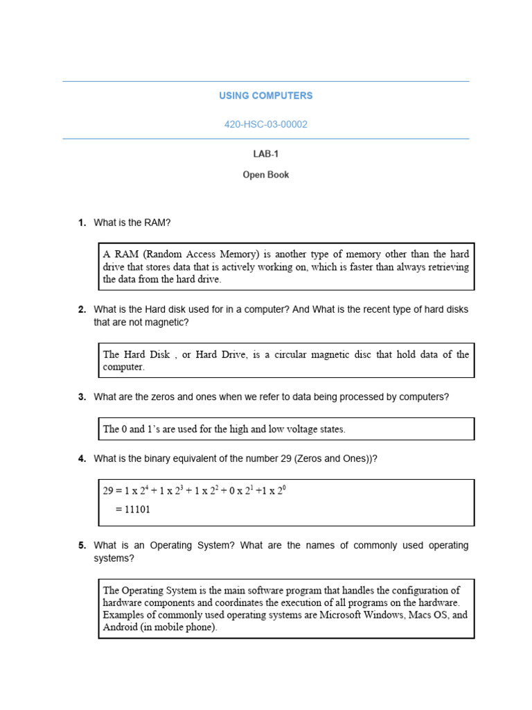 Lab 1 | Download Free PDF | Operating System | Computer Network