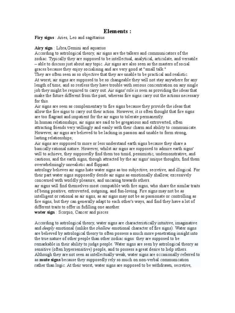 Sunsigns Mandeep | PDF | Astrological Sign | Superstitions