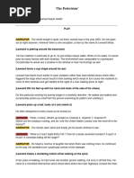 The Pedestrian: Comprehension and Analysis | PDF