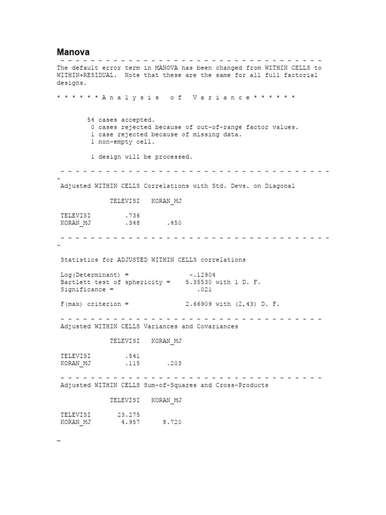 Canonical Word | PDF | Dependent And Independent Variables | Statistical Inference