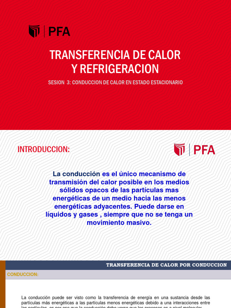 M3 Transferencia de Calor Por Conducción Unidimensional en Régimen ...