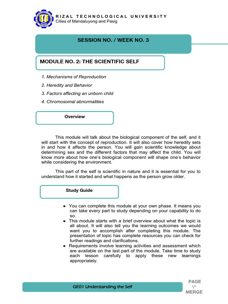 Module 2-The-Scientific-Self | Download Free PDF | Twin | Pregnancy