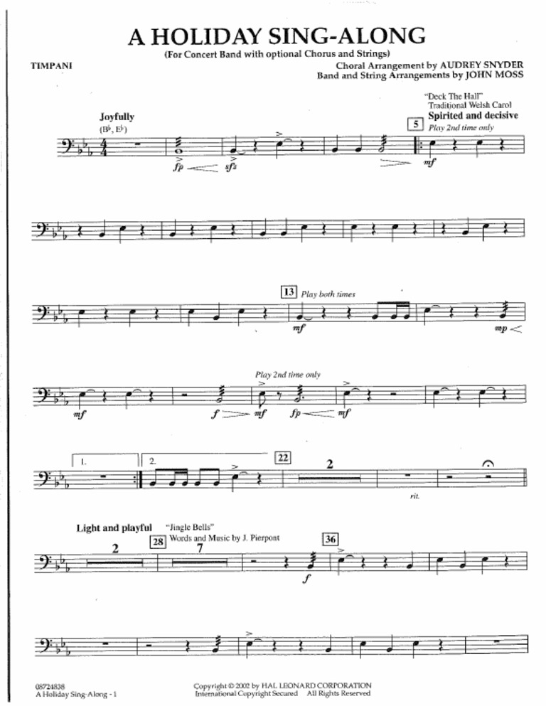 A Holiday Sing-Along 055 | PDF