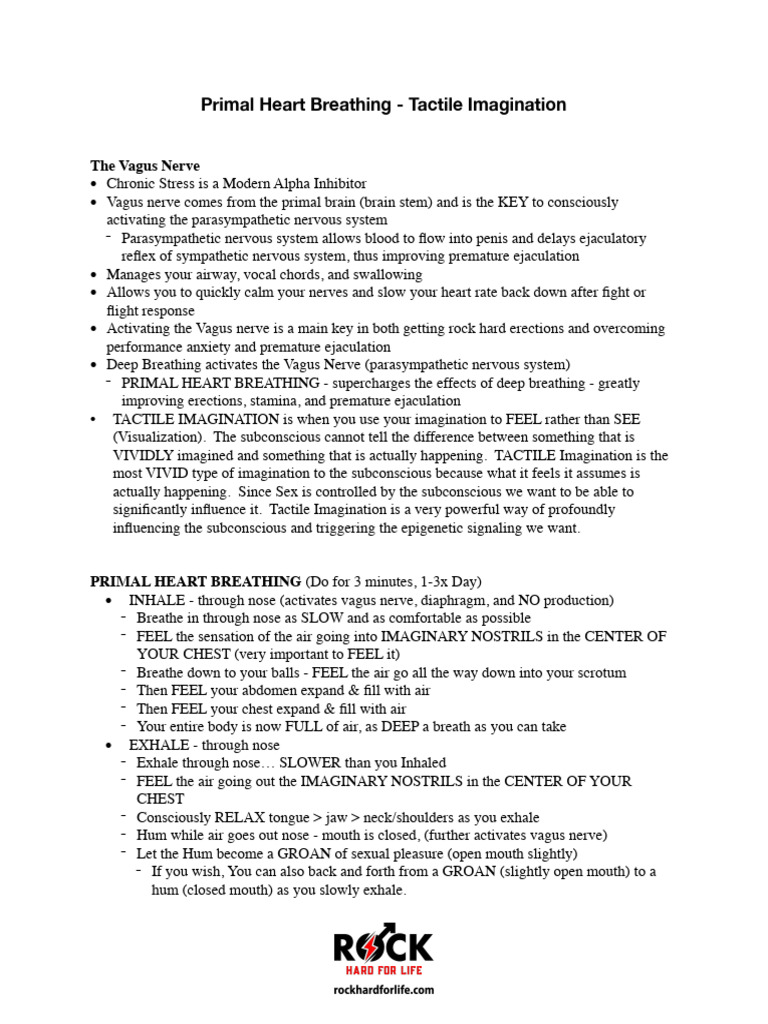 02 6 Primal Heart Breathing | PDF | Breathing | Vagus Nerve