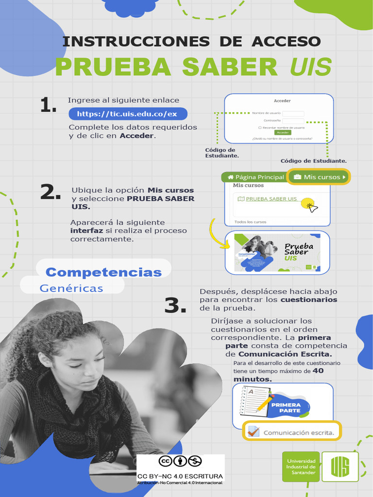 Instrucciones Prueba Saber UIS | PDF | Cuestionario