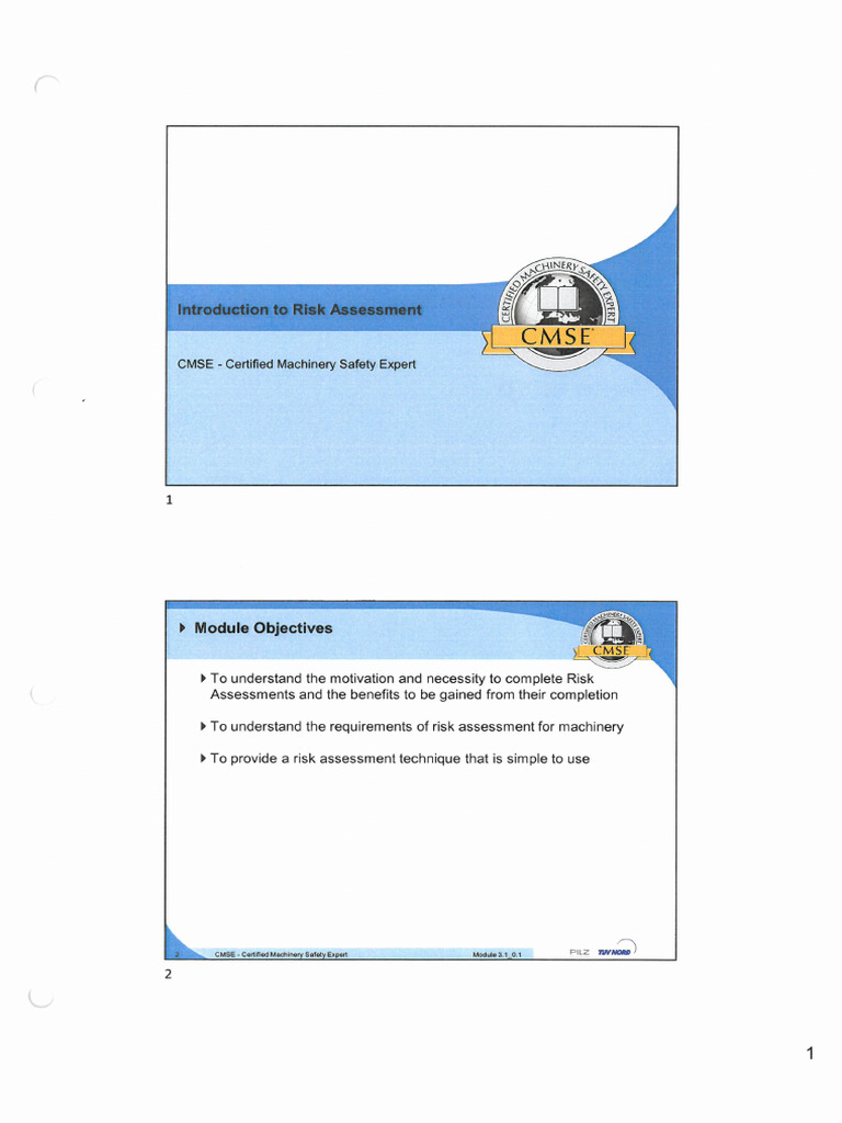 6- Introduction to Risk Assesment | PDF