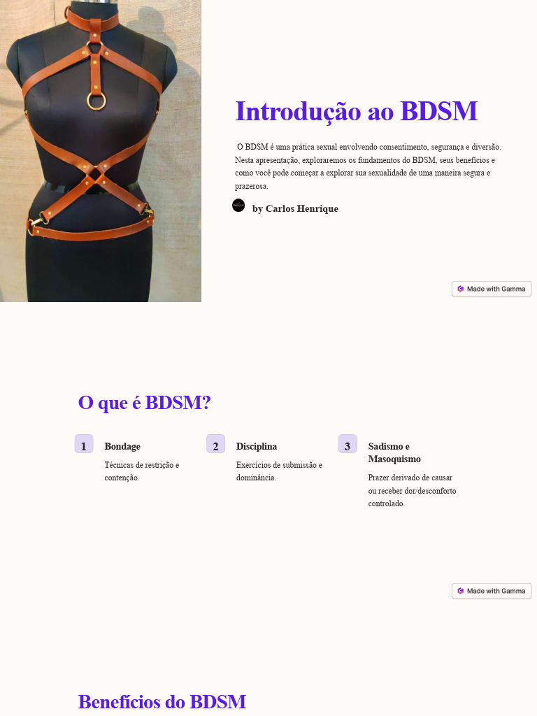Introducao Ao BDSM | PDF | BDSM | Domínio e submissão