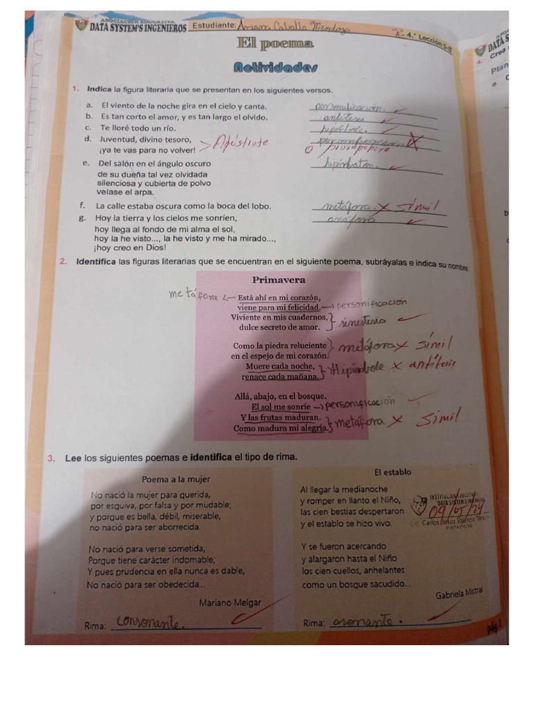 Tarea - EL Poema | PDF