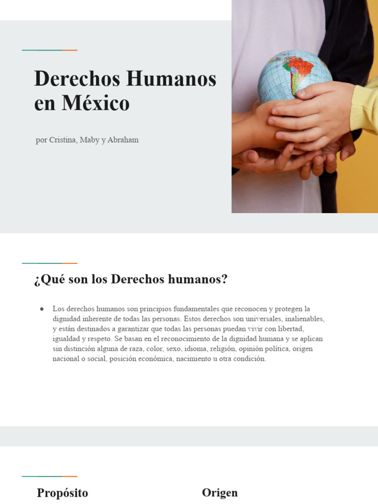 Derechos Humanos en México: Conceptos Clave | PDF | Derechos humanos ...