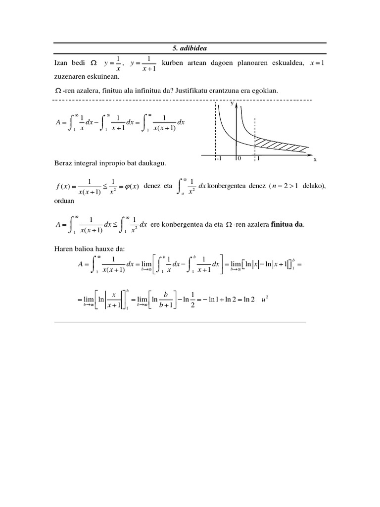 Adibideak Integral Mugatua - Eus | PDF
