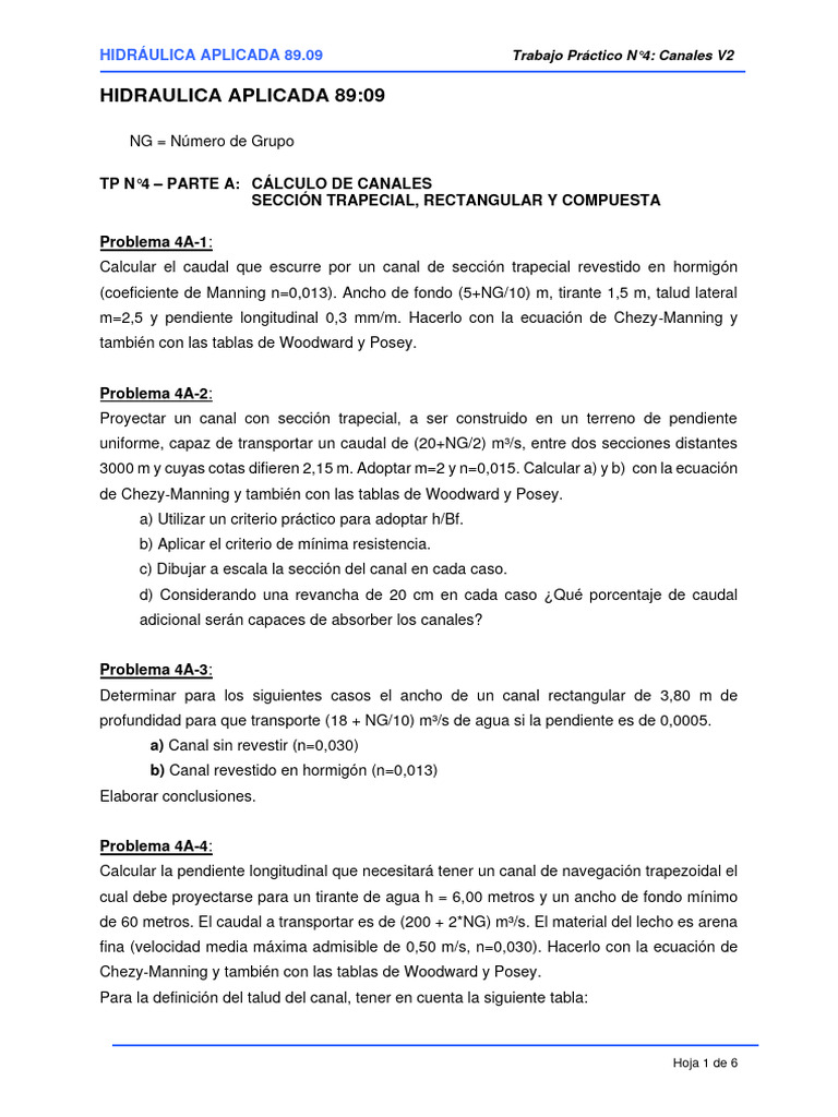 TP4 - Canales - 2C 2022 - v2 | PDF | Tubería (transporte de fluidos ...