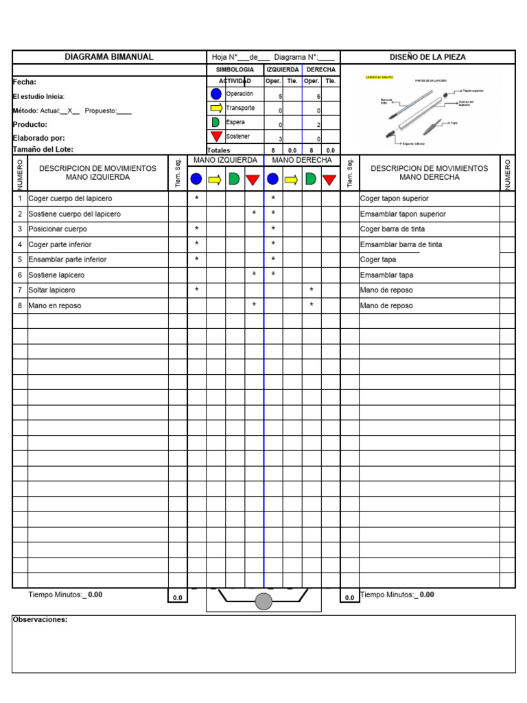 Formato Formulado Diagrama Bimanual 2 | PDF